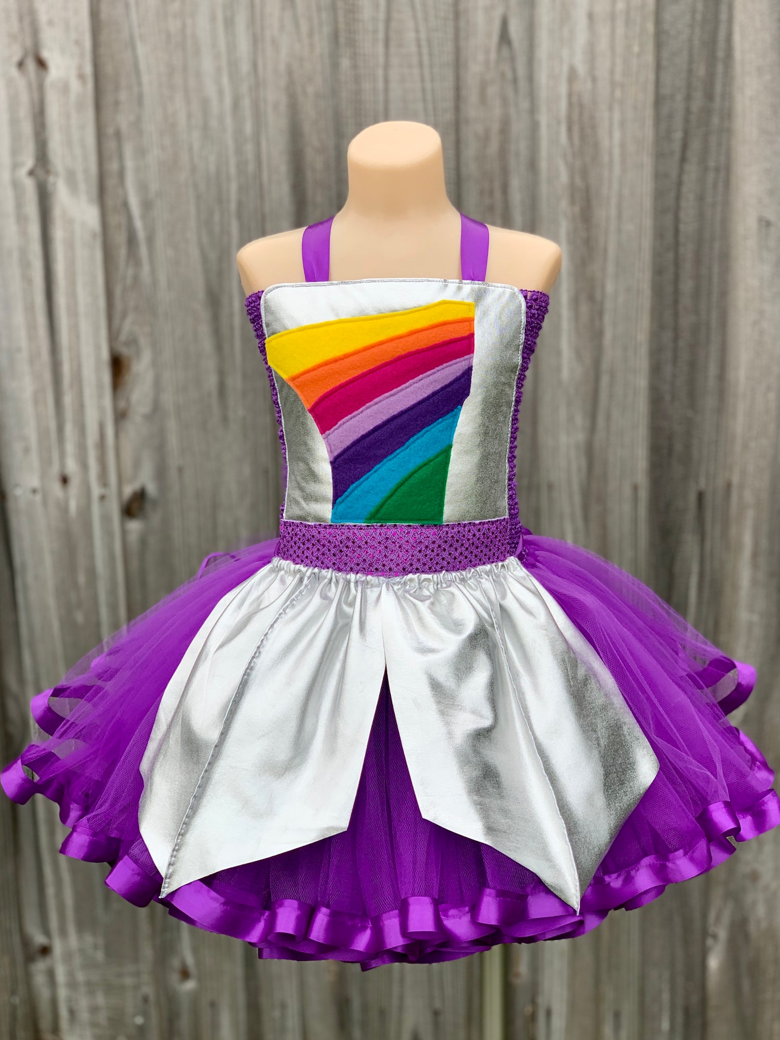 Rainbow Rangers Dress Rainbow Rangers Costume Anna Banana - Etsy