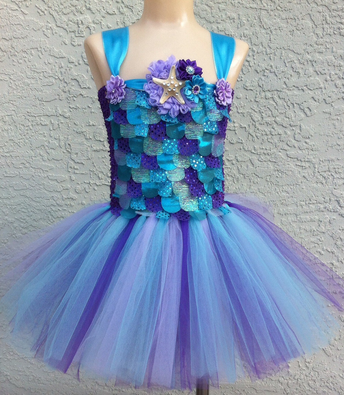 Mermaid Dress Under the Sea Party Outfit Mermaid Tutu - Etsy