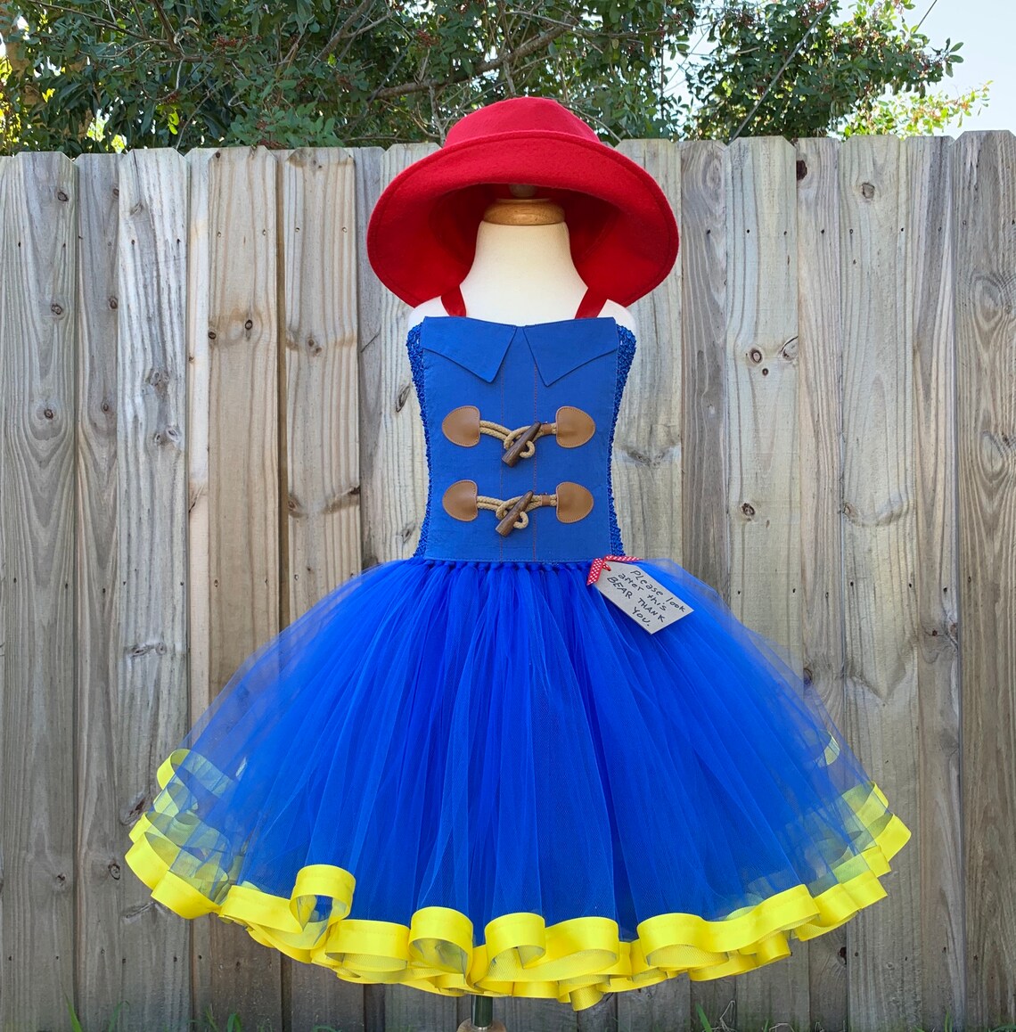 Paddington Bear Costume, Storybook Character Costume, Paddington Tutu ...