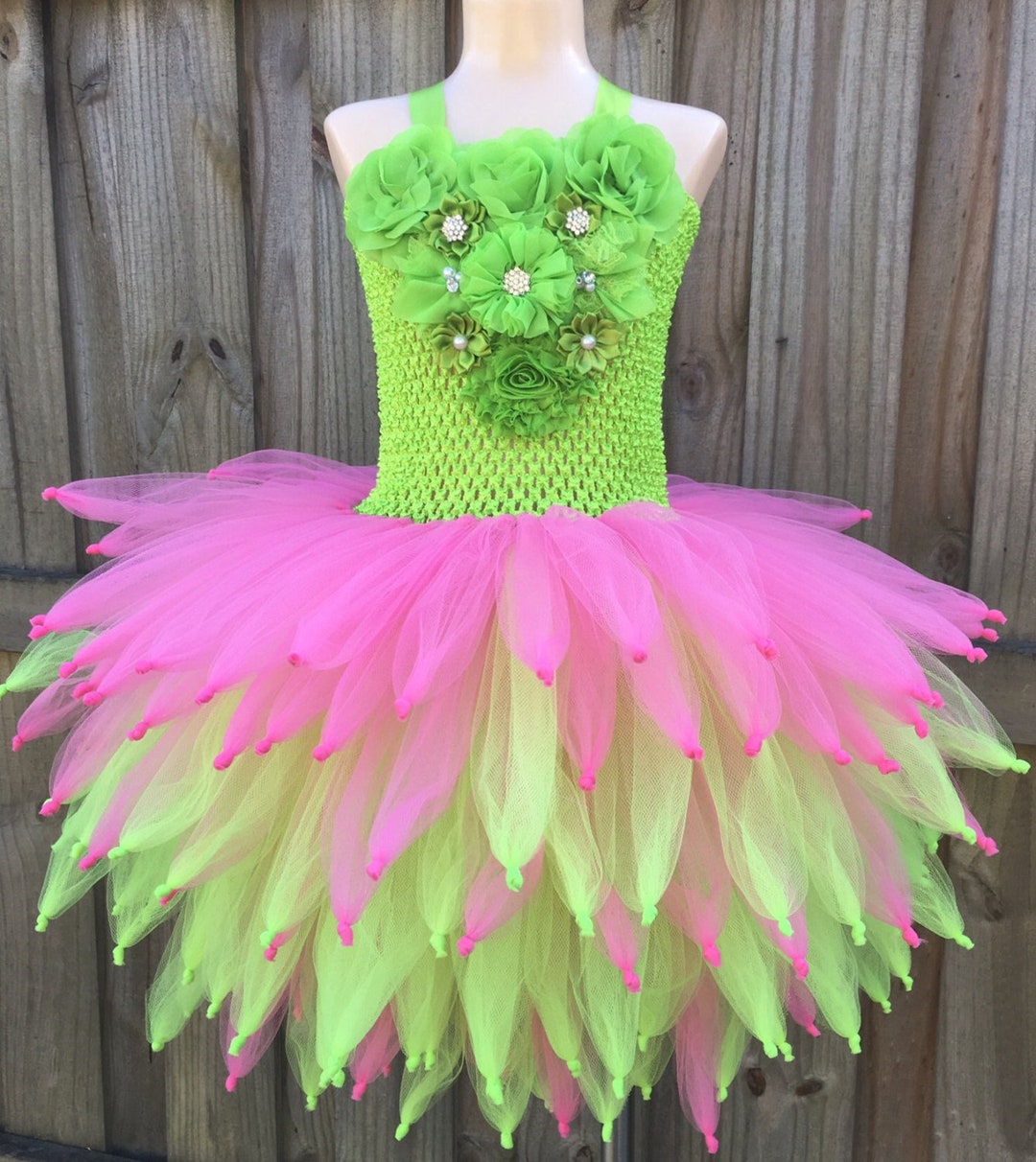 Tinkerbell Costume, Tinkerbell Dress, Tinkerbell Tutu, Fairy Tutu ...