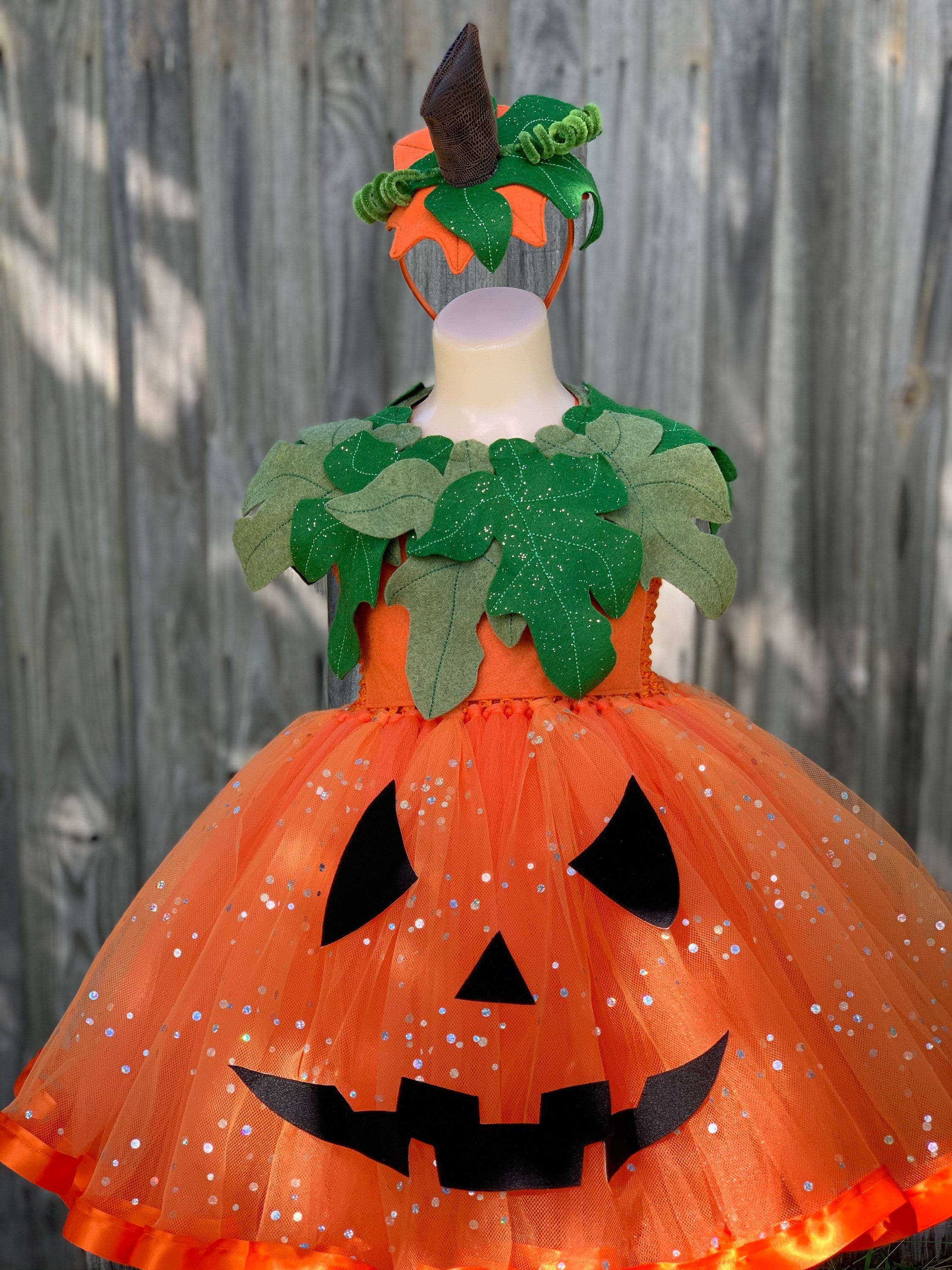 Pumpkin Costume, Fall Pageant Outfit, Halloween Costume, Pumpkin Dress ...