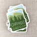 Corvallis Oregon Trees Vinyl Sticker / Marys Peak Sticker / Cool Water ...