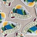 Explore Vinyl Sticker / Camping Sticker / Illustrated Bumper - Etsy