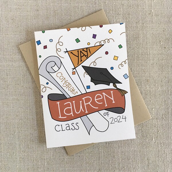 High School Graduation Card - Etsy