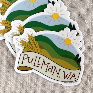 Pullman Washington Vinyl Sticker / Washington State Sticker / the ...