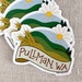 Pullman Washington Vinyl Sticker / Washington State Sticker / - Etsy