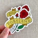 Portland Oregon Rose Vinyl Sticker / Portland Oregon - Etsy