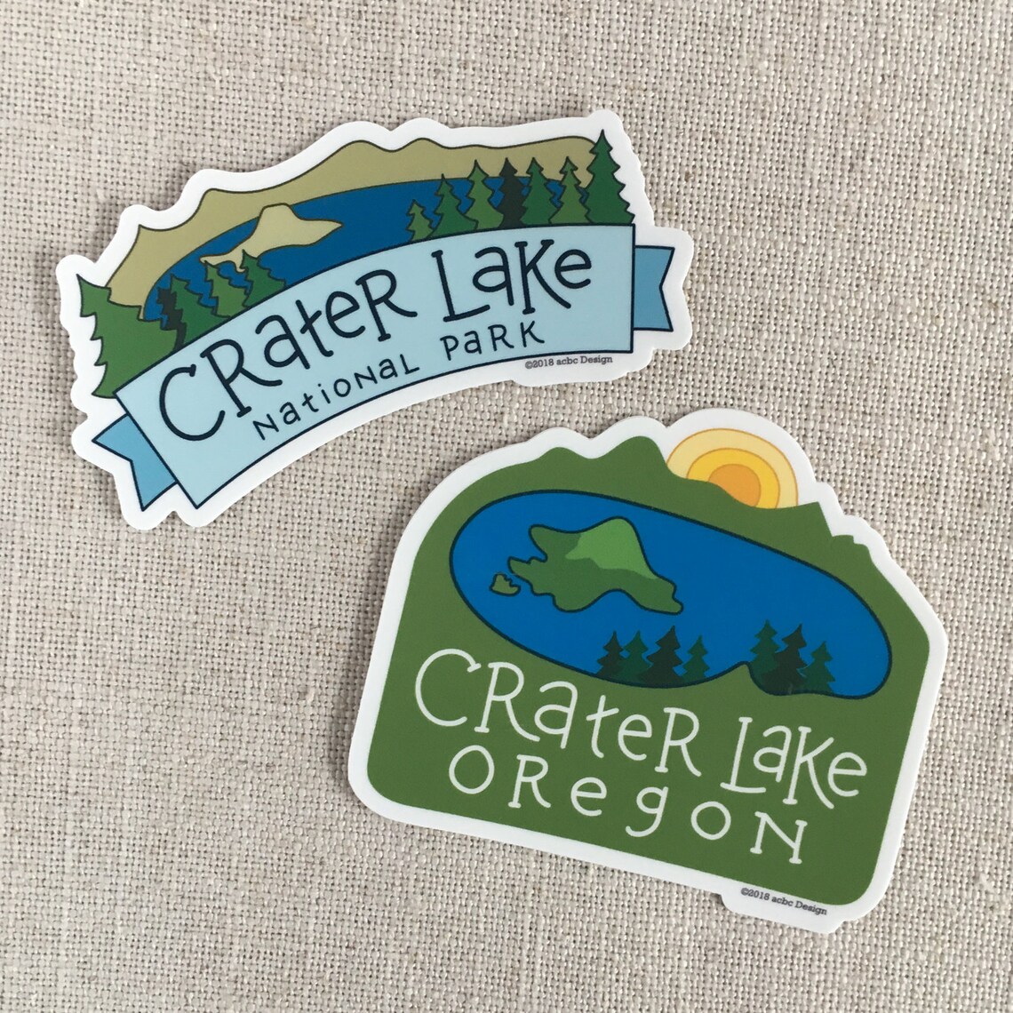 Crater Lake National Park Vinyl Sticker: Oregon Travel Memento - Etsy