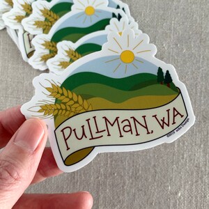 Pullman Washington Vinyl Sticker / Washington State Sticker / the ...