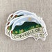 Corvallis Oregon Vinyl Sticker / Marys Peak Sticker / - Etsy