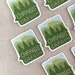 Corvallis Oregon Trees Vinyl Sticker / Marys Peak Sticker / Cool Water ...