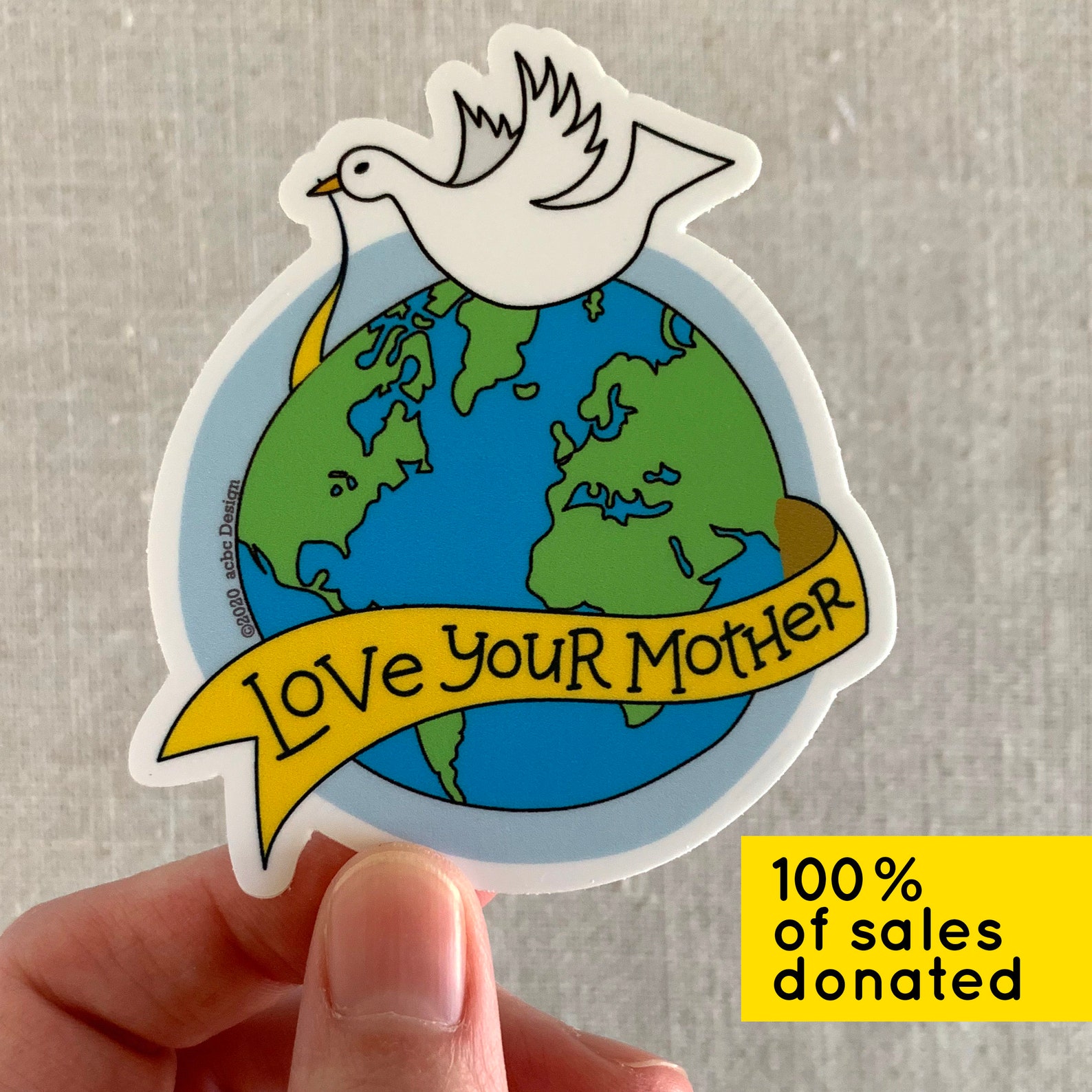 Love Your Mother Vinyl Sticker / Environmentalist Sticker / - Etsy