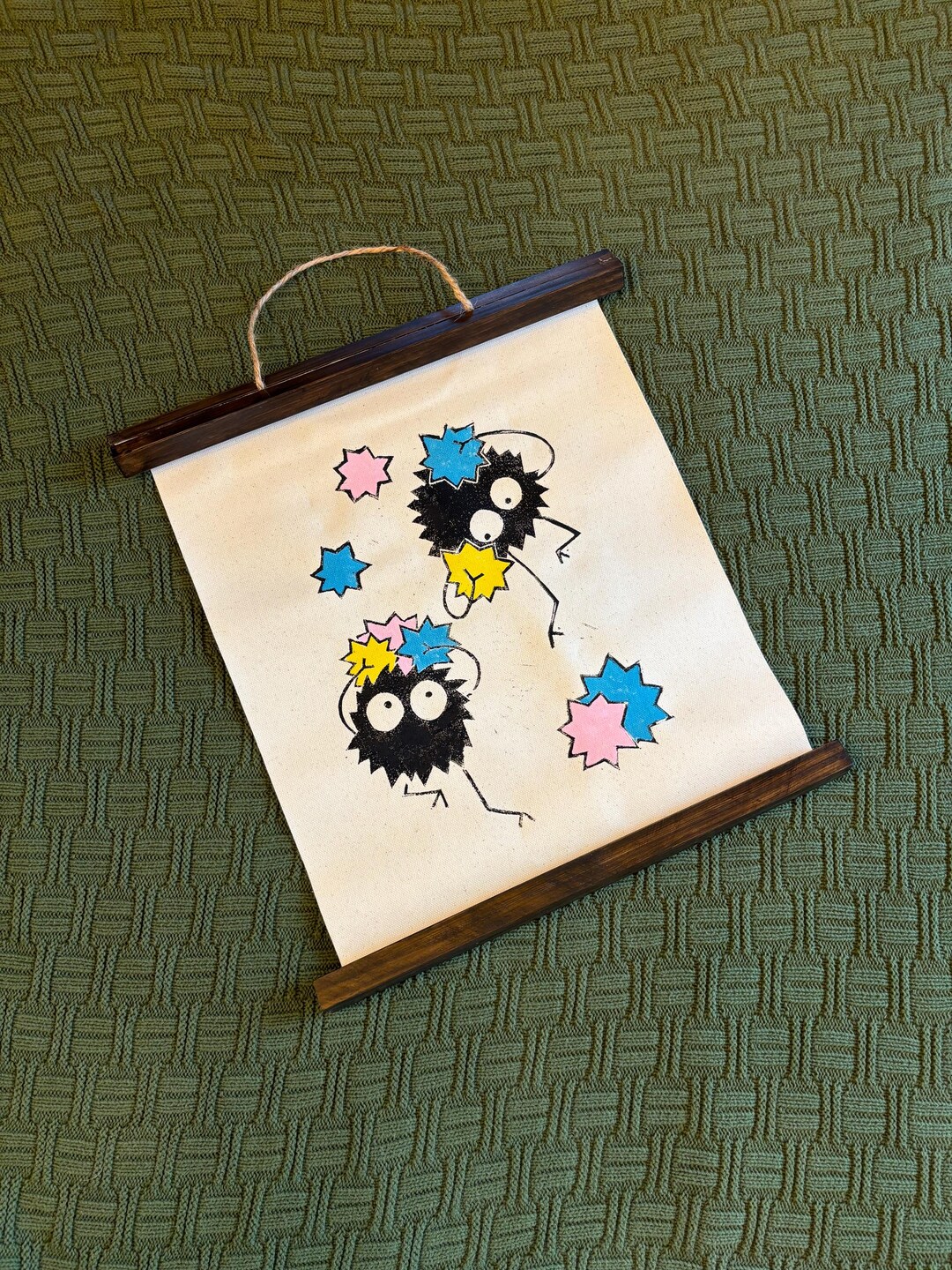 Soot Sprite Canvas Wall Hanging - Etsy