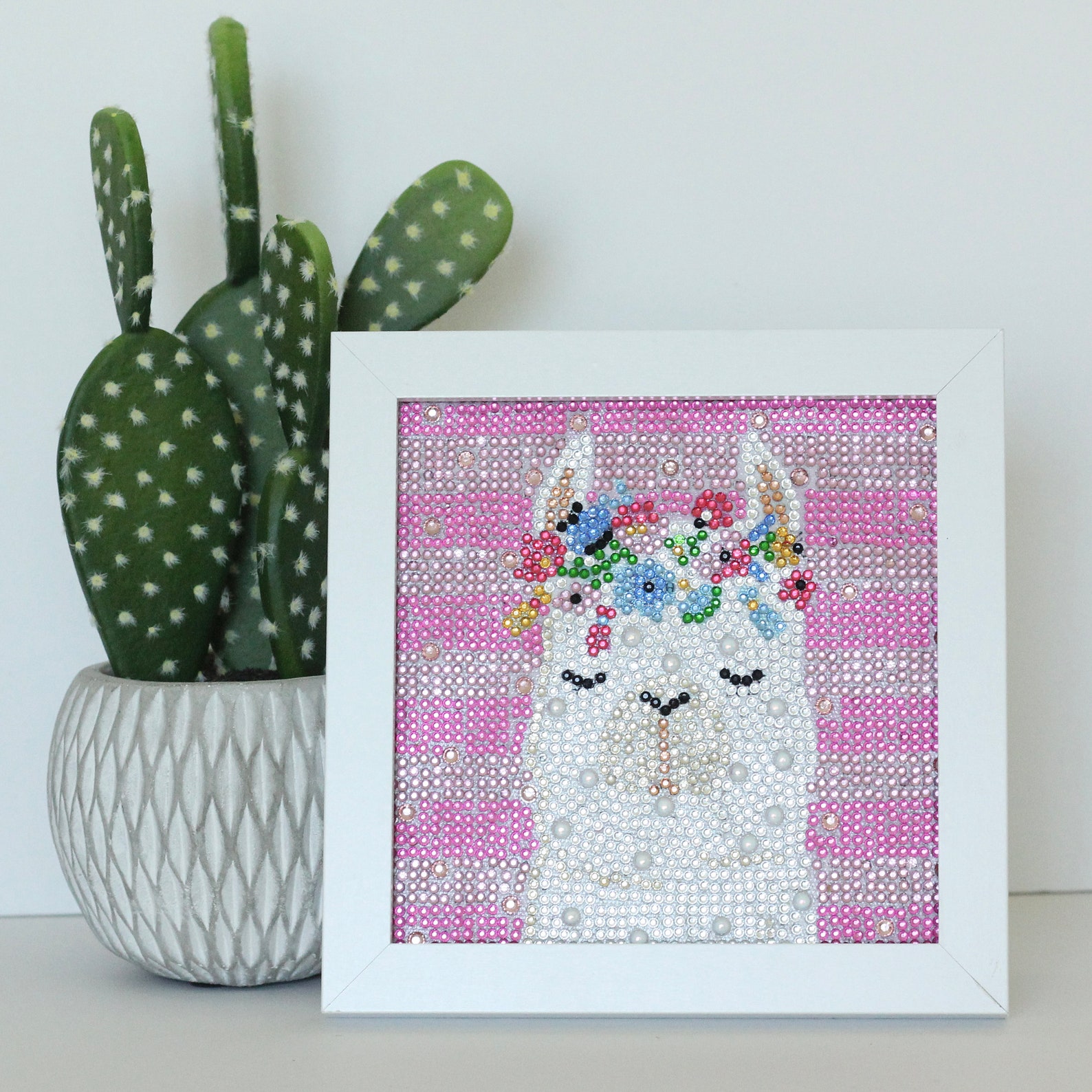 Diamond Art Craft Kit Llama | Etsy