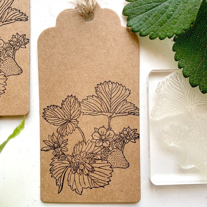 Strawberry Stamp - Etsy