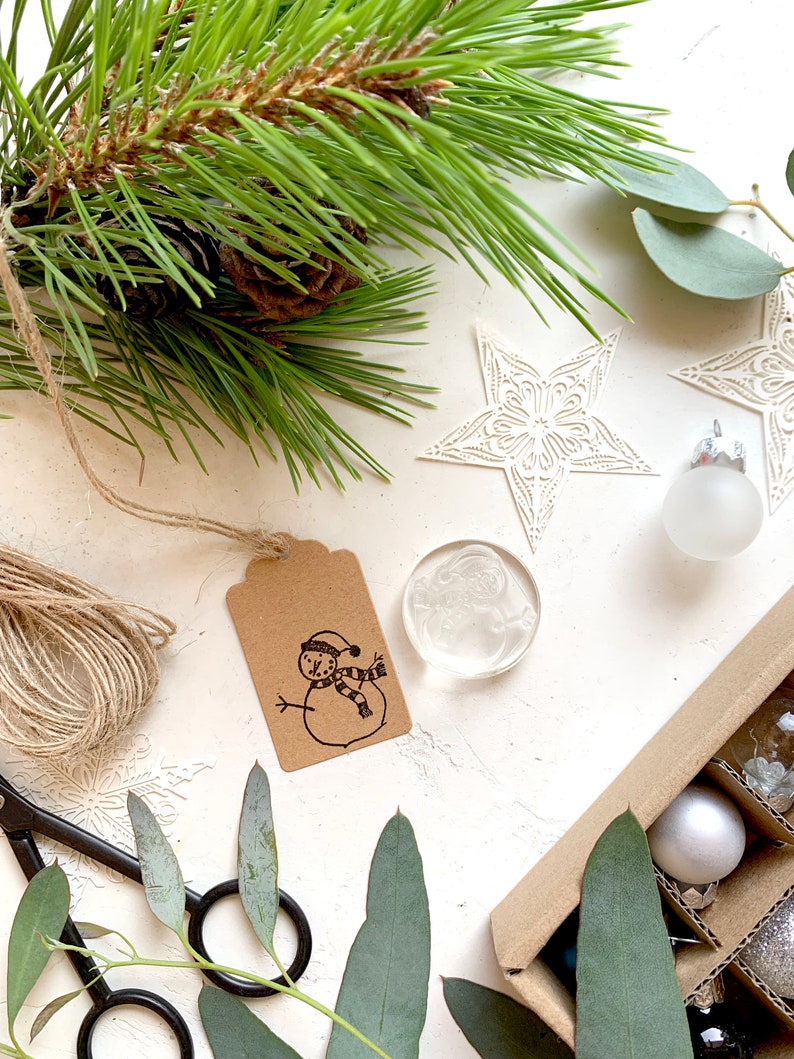 Snowman Rubber Stamp Snowmen Clear Stamp Christmas Snowman - Etsy UK