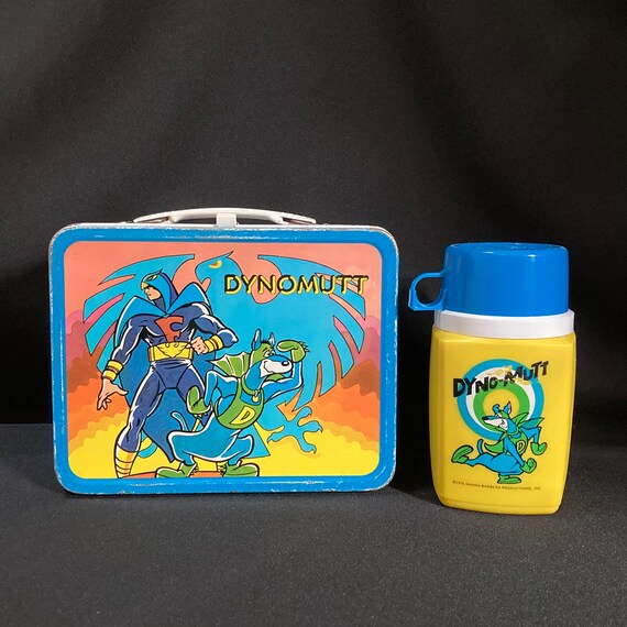 Vintage Dynomutt Lunchbox with Thermos 1976 Hanna Bar… - Gem