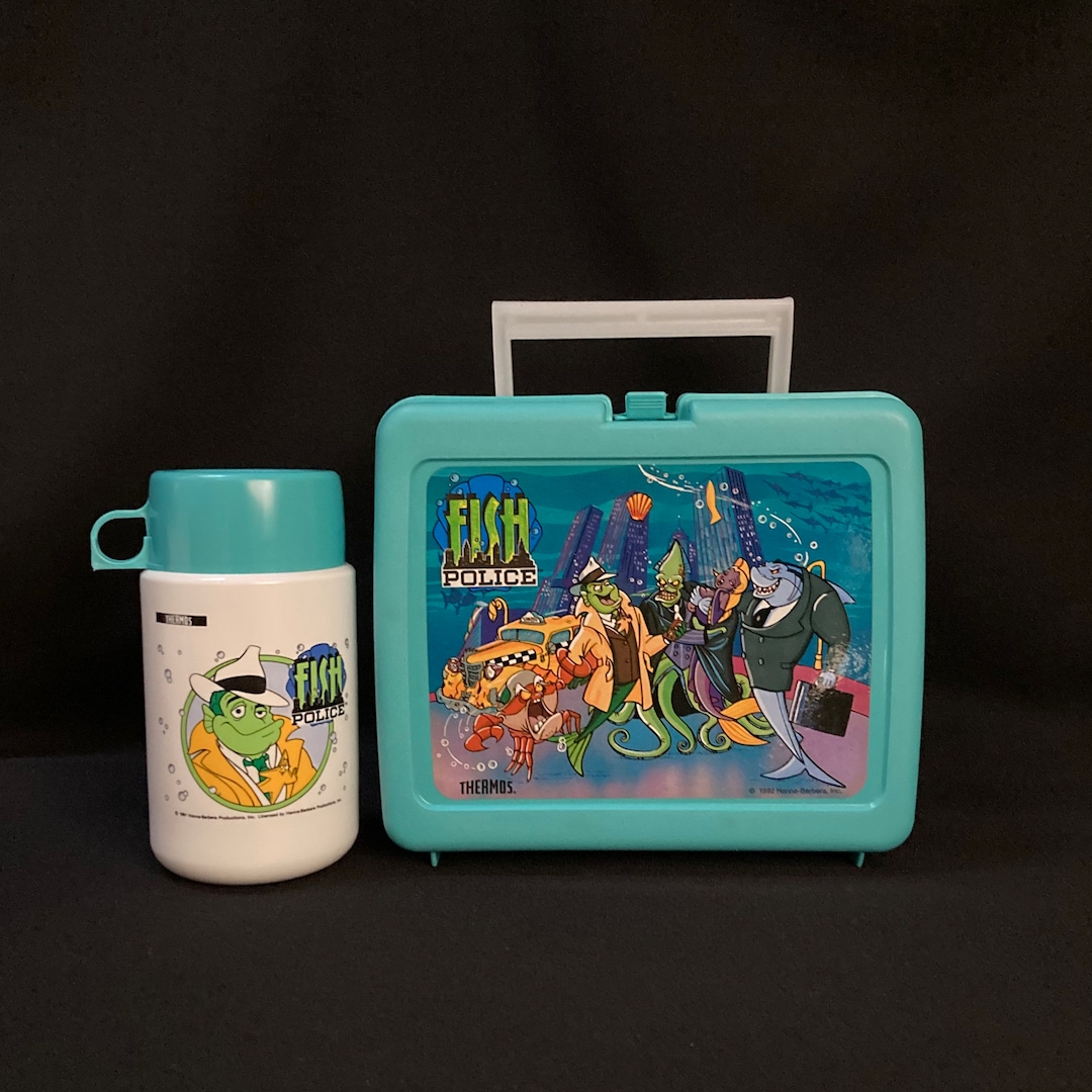 Fish Police Lunchbox With Thermos Hanna Barbera 1992 by Thermos - Etsy