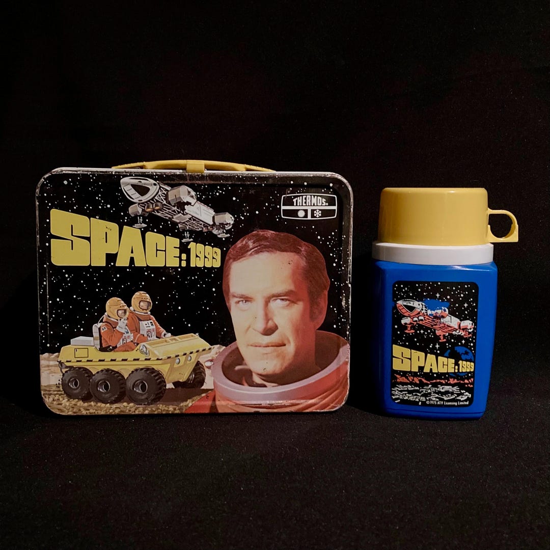 Vintage Space 1999 Lunchbox With Thermos 1975 King Seeley Metal Lunch ...