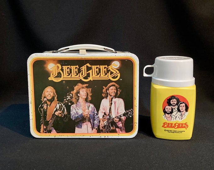 Vintage Bee Gees Lunchbox With Thermos 1978 by Thermos - Etsy