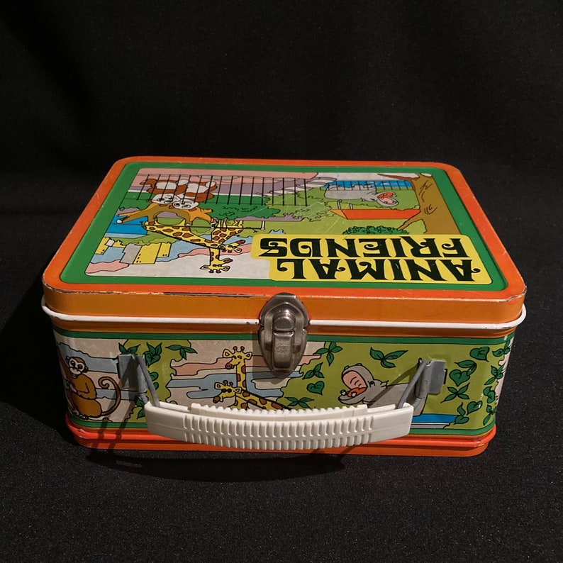 Vintage Animal Friends Metal Lunchbox 1978 Ohio Art - Etsy