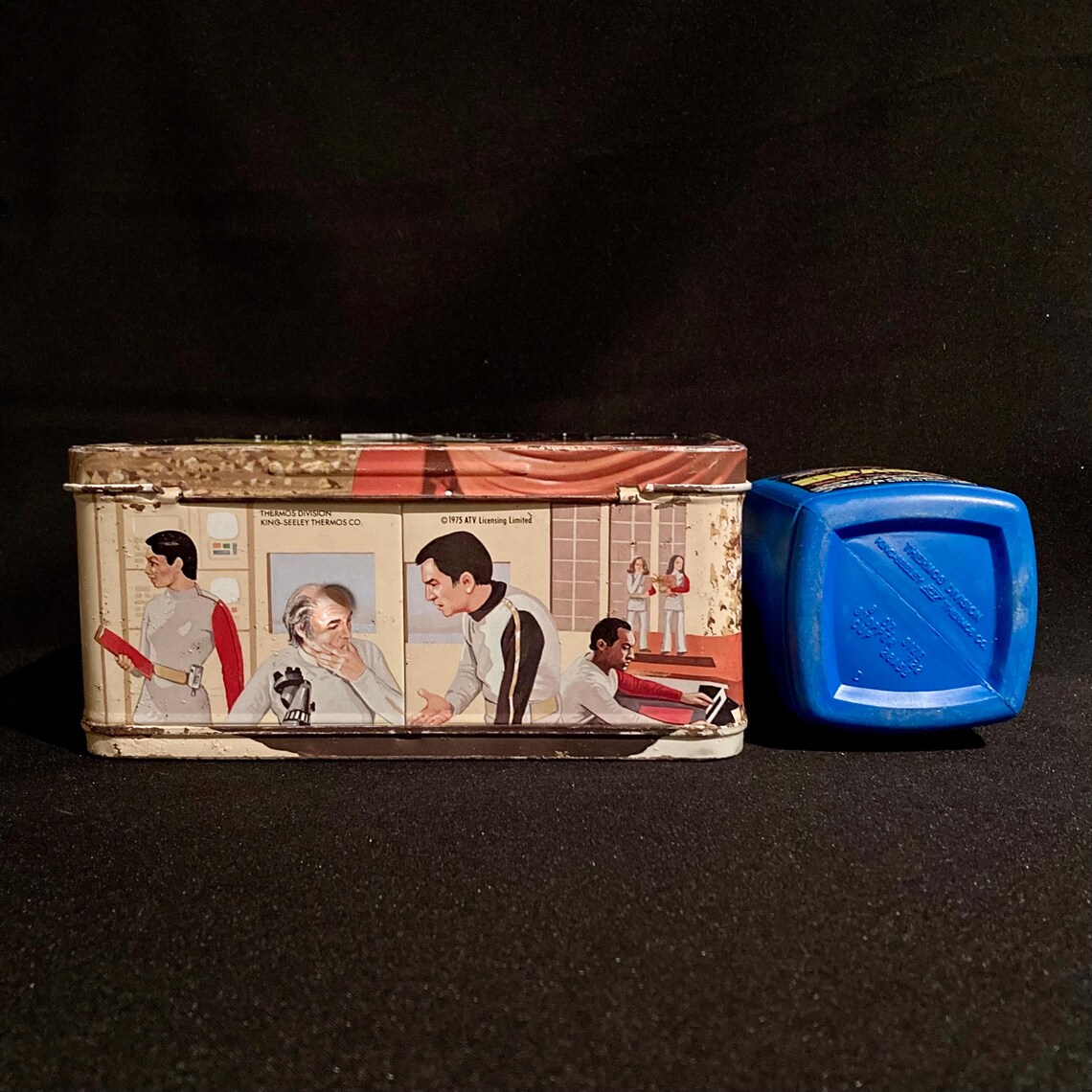 Vintage Space 1999 Lunchbox With Thermos 1975 King Seeley Metal Lunch ...