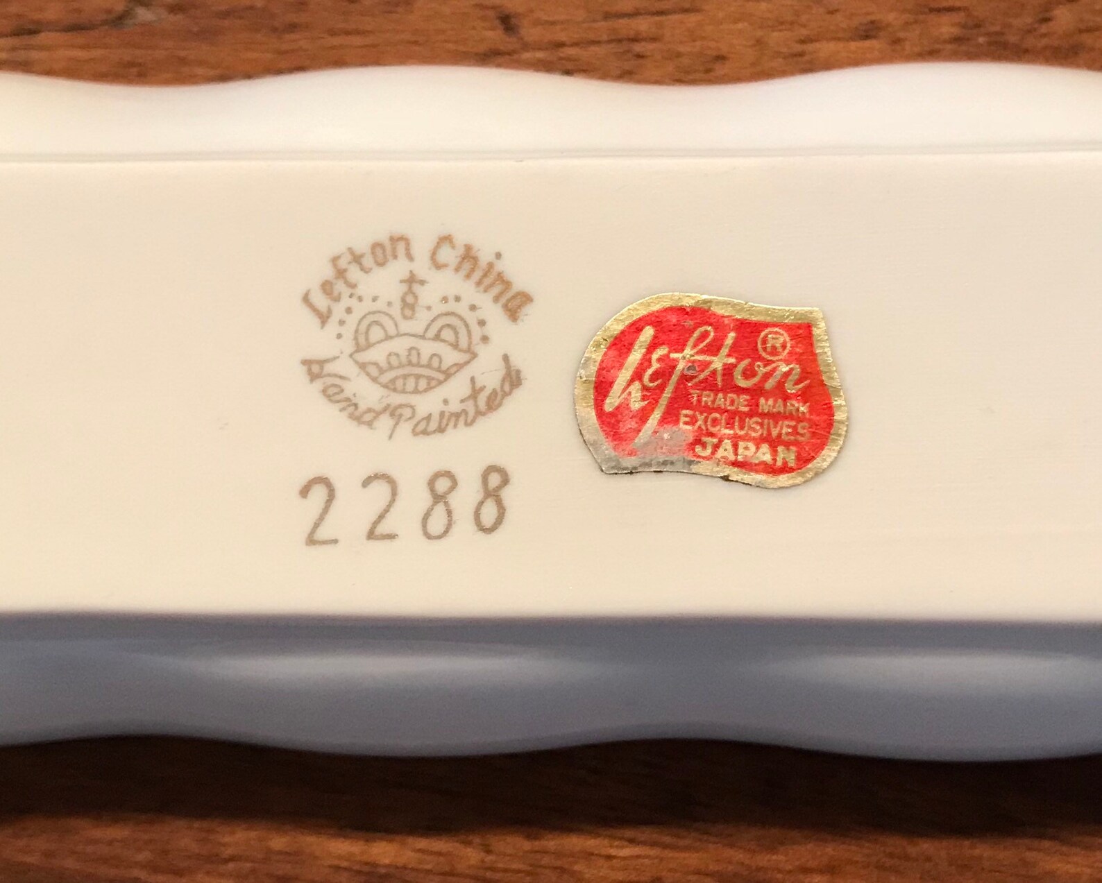 Vintage Lefton China Trinket Dish Made in Japan Number 2288 | Etsy