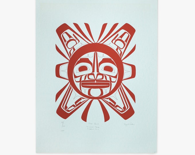 1975 Vintage Northwest Native Print the Sun by Roy Henry Vickers - Etsy