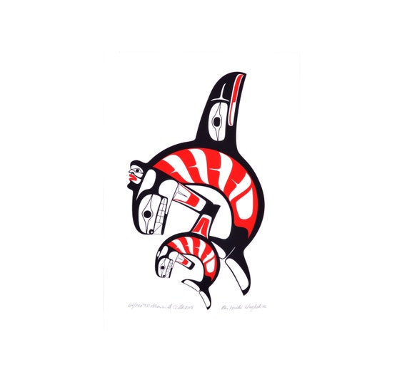 Native American Orca Whale Art