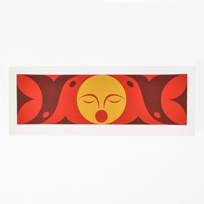 2006 Native Coast Salish Sun of Hummingbirds Print by Lesslie - Etsy