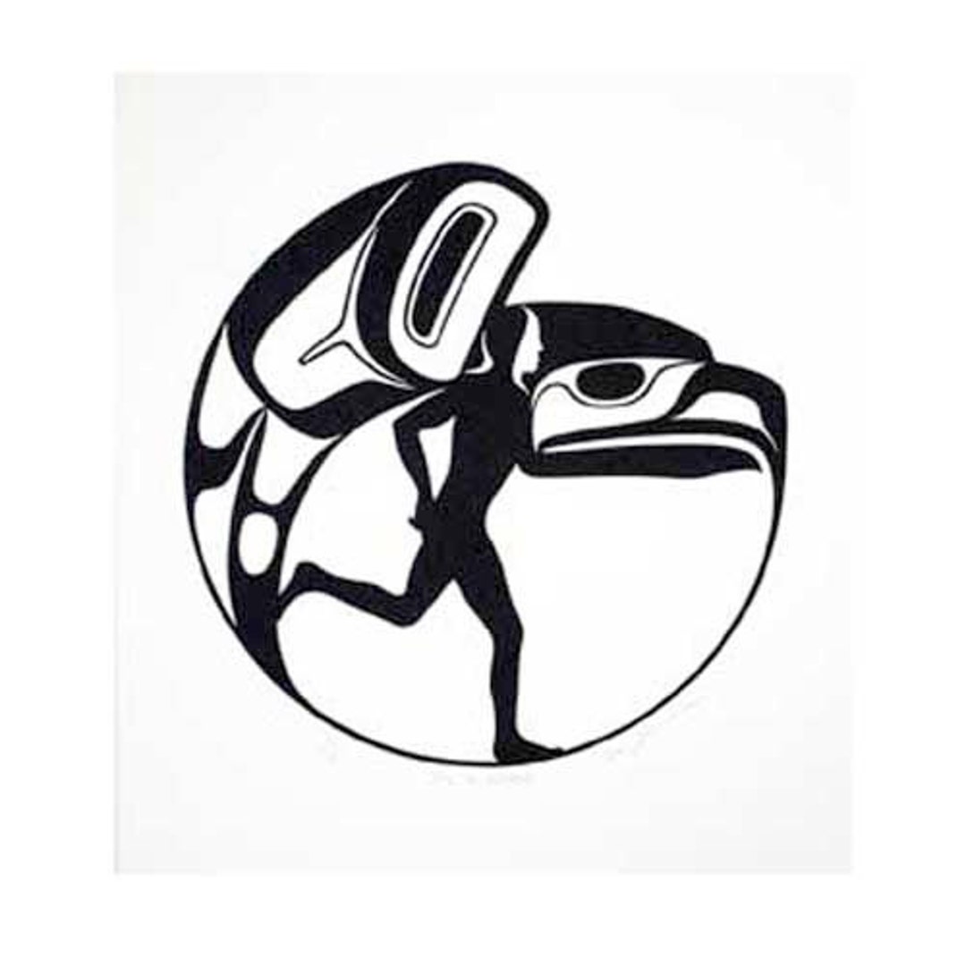 Vintage 1993 Raven Runner Haida Silkscreen Print Limited Edition Signed ...
