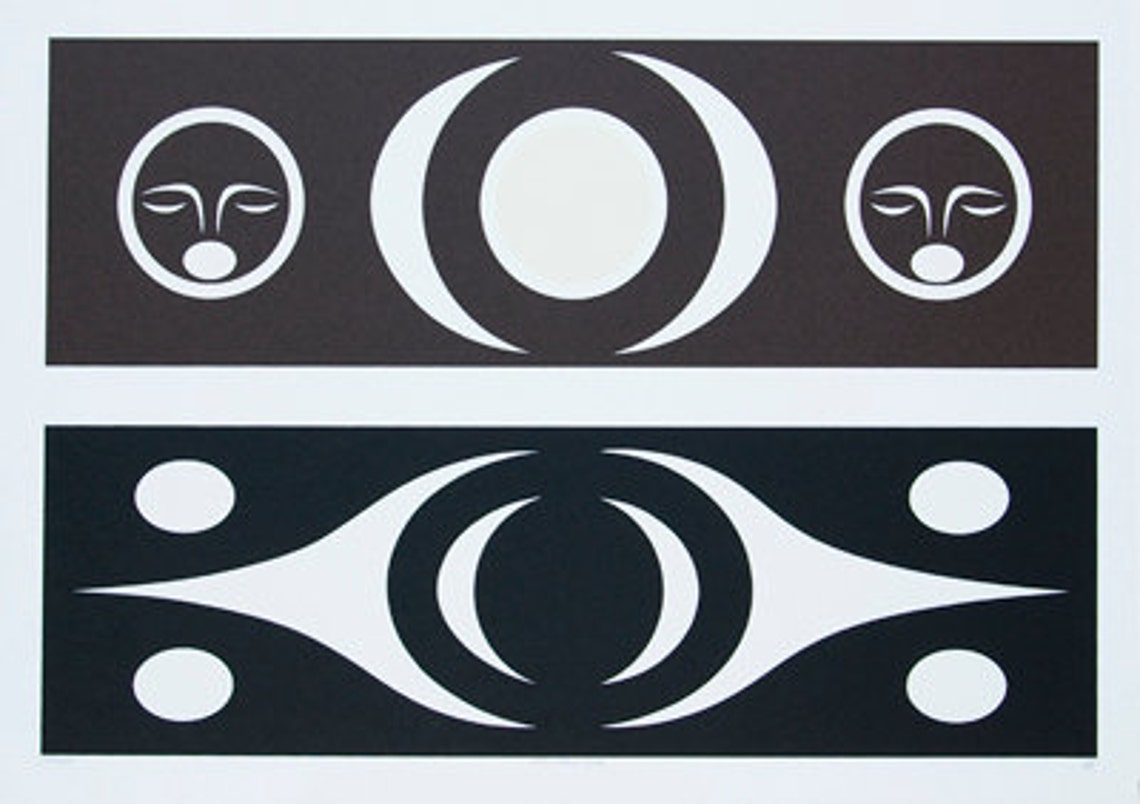 Modern Sound Waves Native American Print Edition of 100 Coast - Etsy