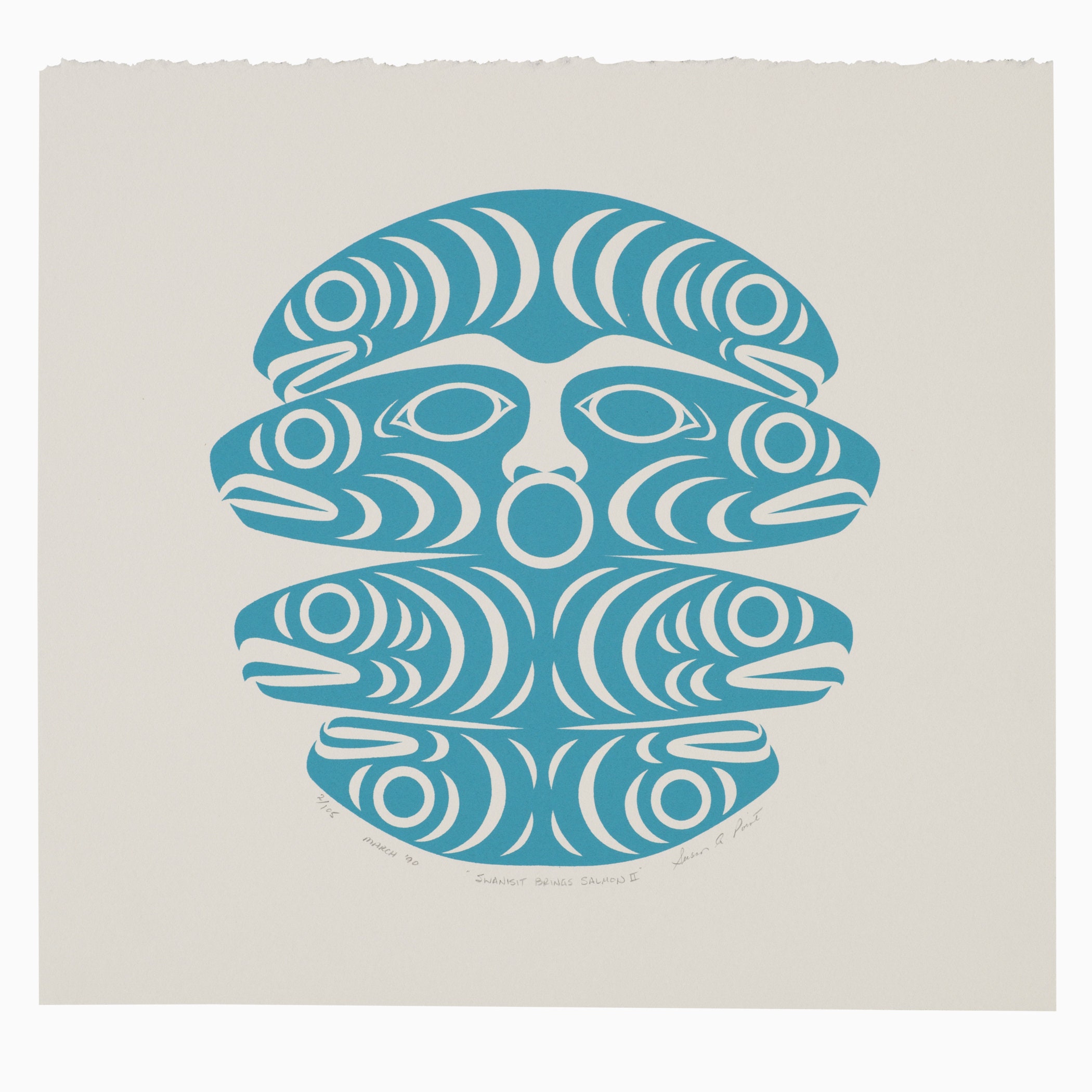 Vintage 1990 Susan Point Coast Salish Serigraph Swanisit Bring - Etsy