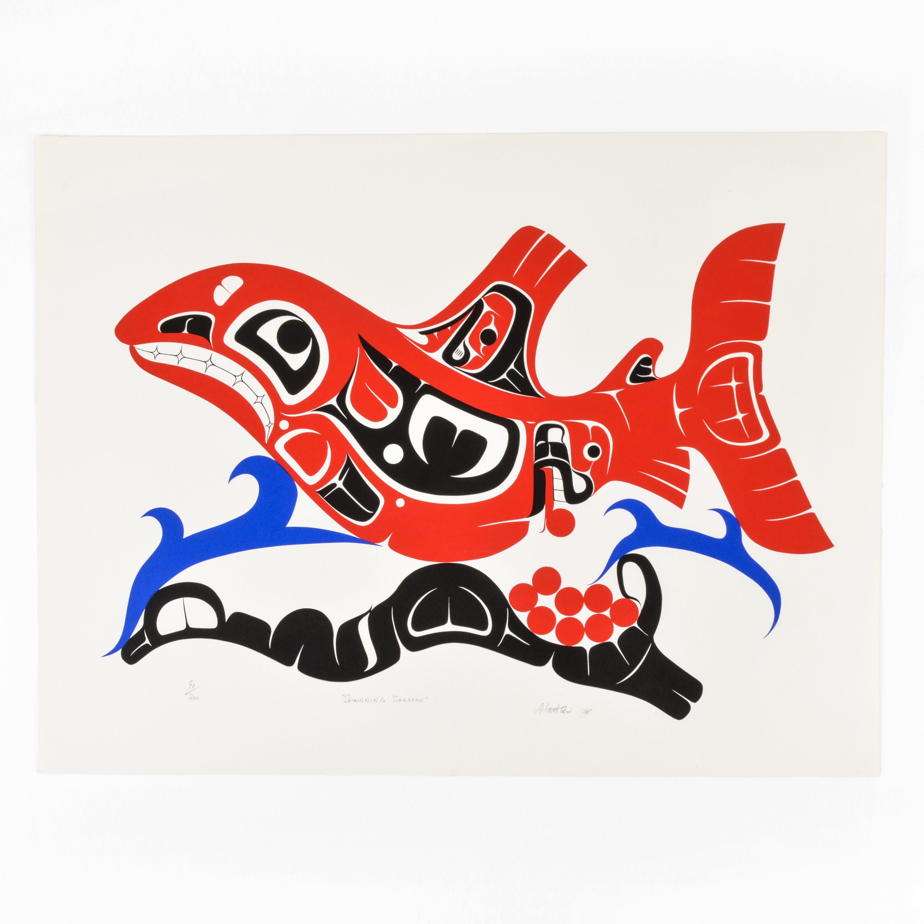 Native American Salmon Art