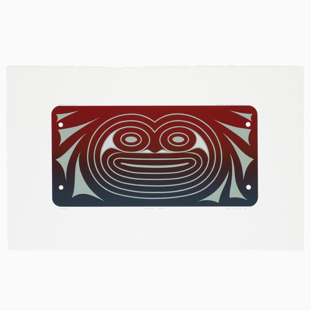 Vintage 1995 Susan Point Coast Salish Serigraph Smiling Frog - Etsy