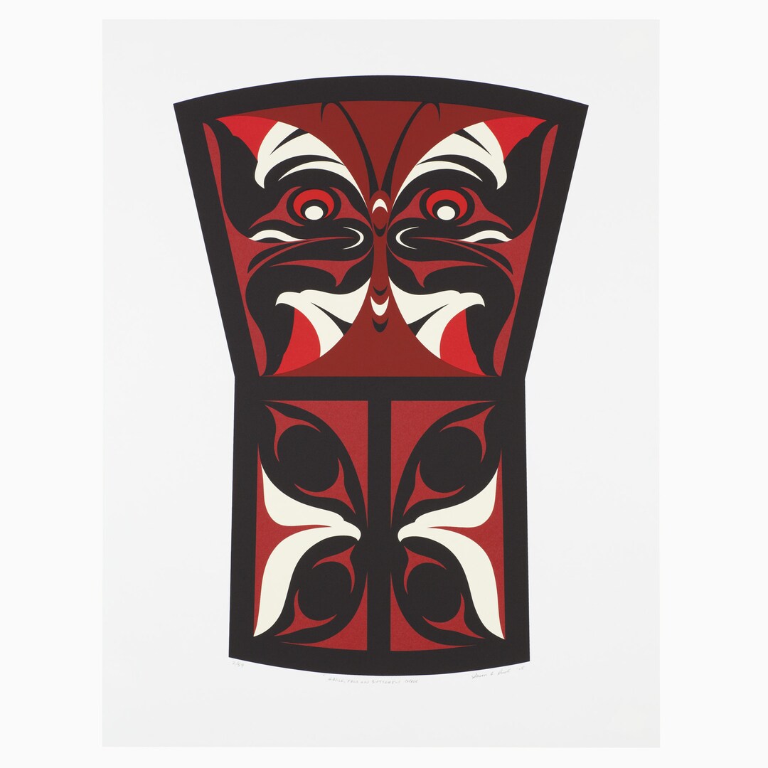 2005 Susan Point Coast Salish Serigraph Copper - Etsy