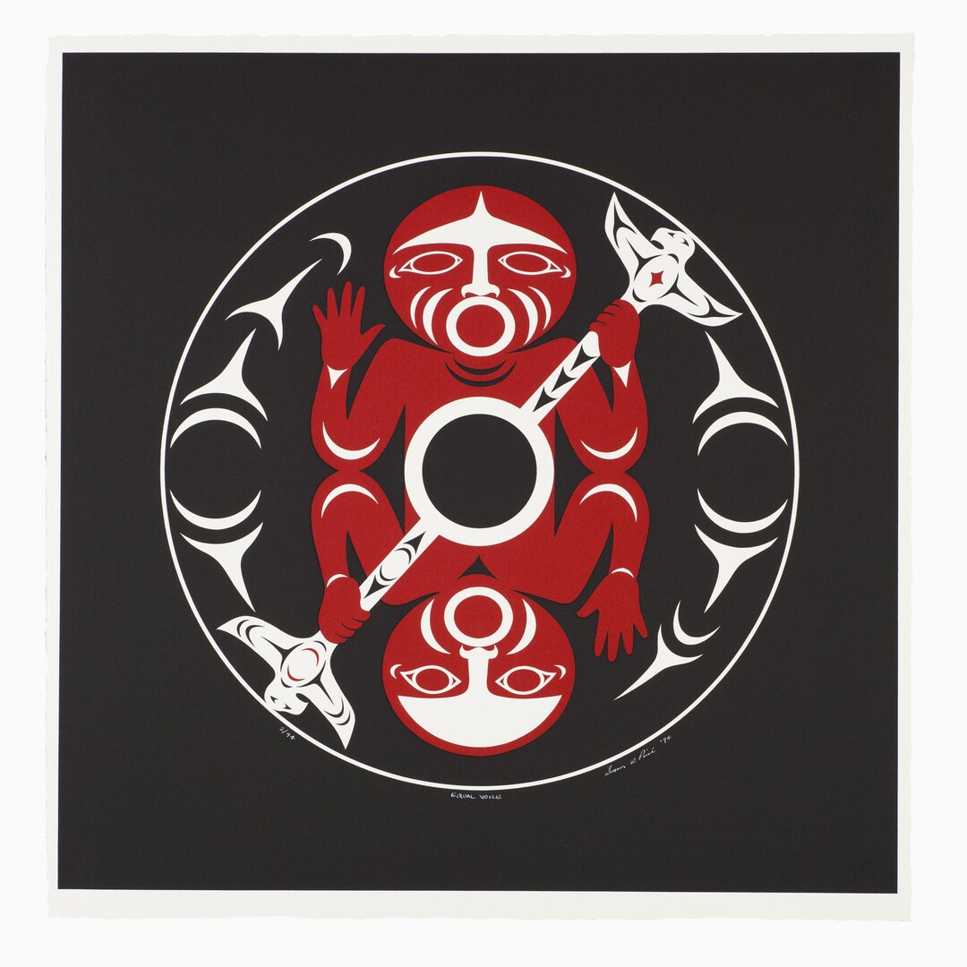 Vintage 1994 Susan Point Coast Salish Serigraph Equal Voice - Etsy