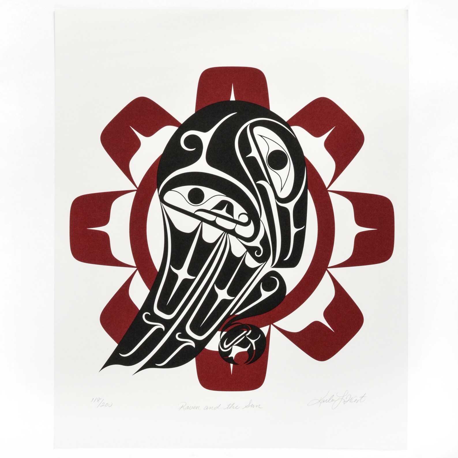 Northwest Coast Native Raven and Sun Limited Edition Print - Etsy