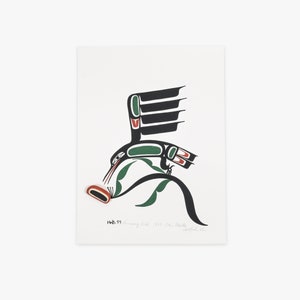 Vintage 1990 Susan Point Coast Salish Serigraph Swanisit Bring Salmon ...