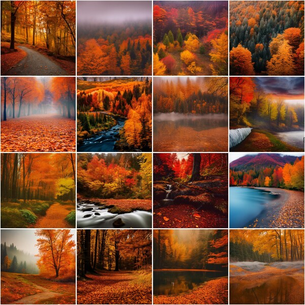 Autumn Landscape - Etsy