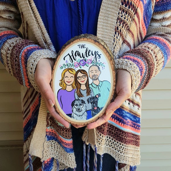 Wood Portrait - Etsy