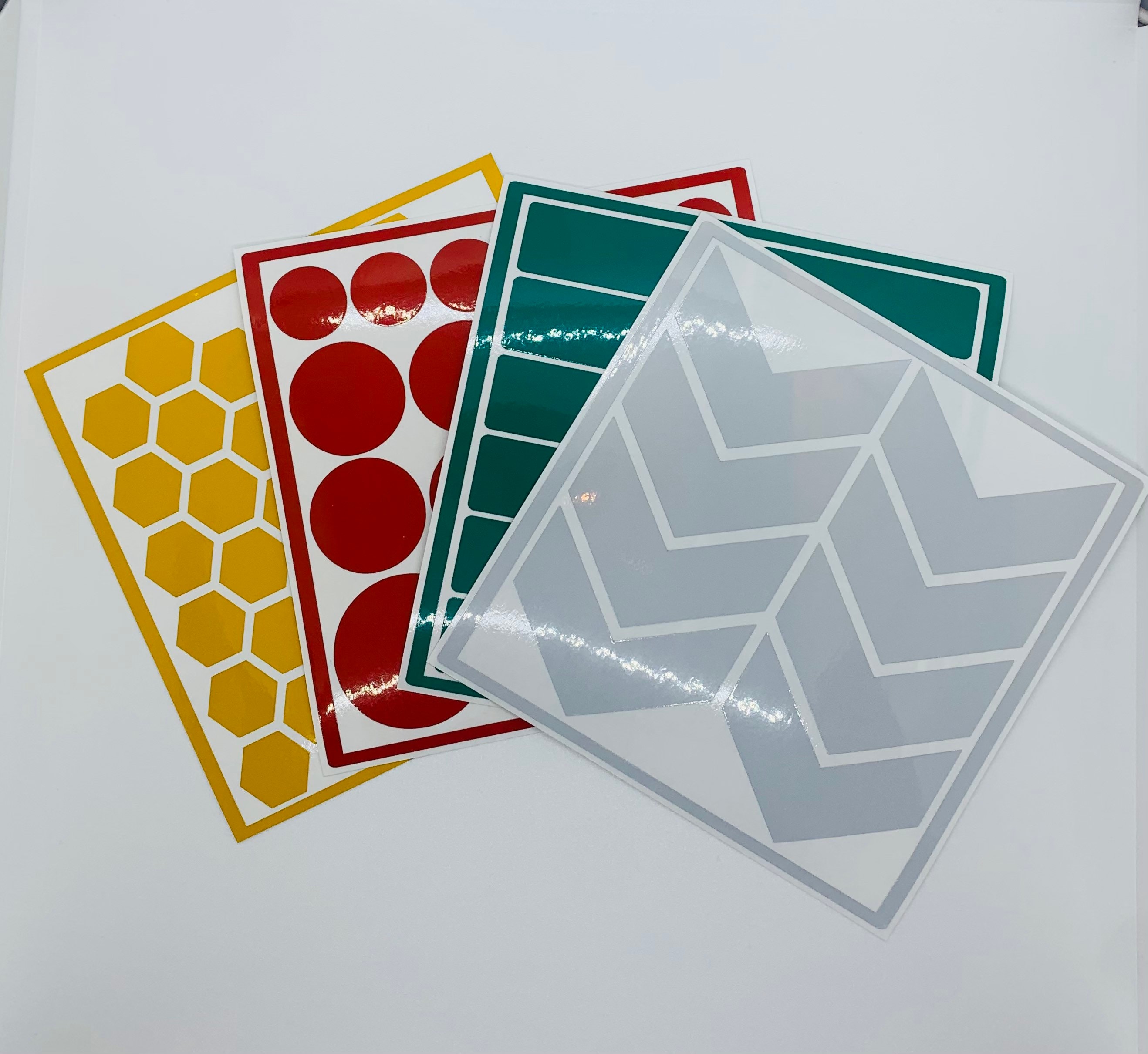 Reflective 6cm Wide Chevron Decal Sticker. Fluorescent | Etsy