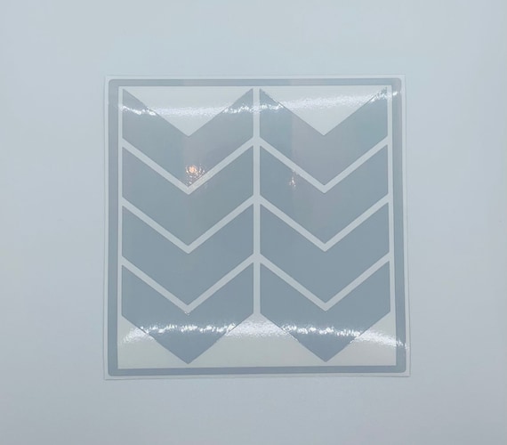 Reflective 6cm Wide Chevron Decal Sticker. Fluorescent | Etsy