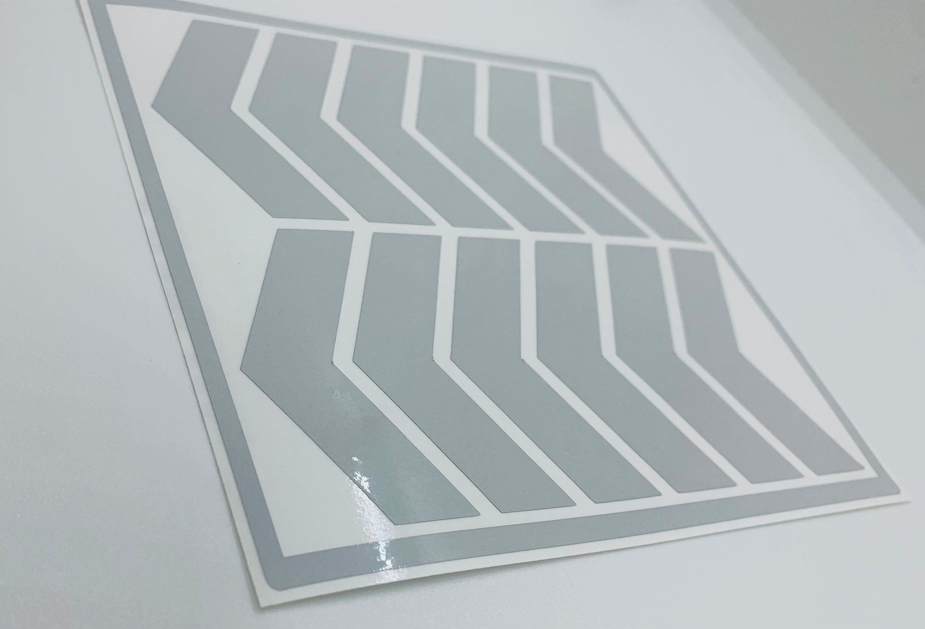 Reflective 63cm Chevron Decal Sticker. Safety Sticker. - Etsy