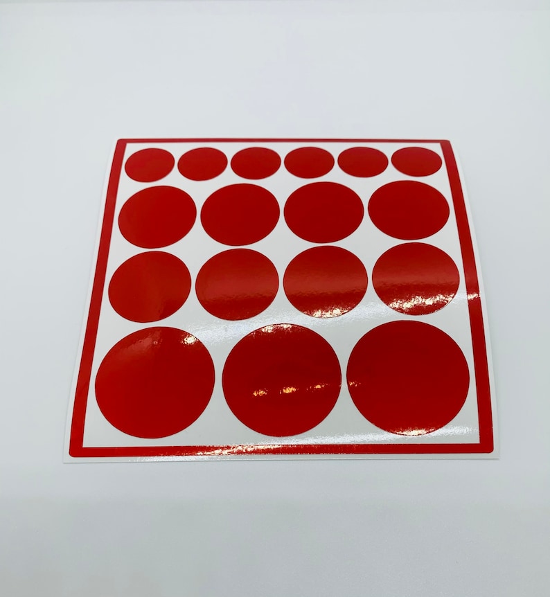 Reflective Circle Decal Sticker. Safety Sticker. - Etsy