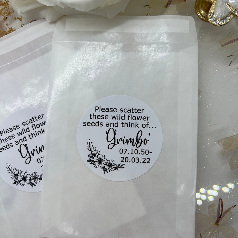 Seed Packet Sticker - Etsy