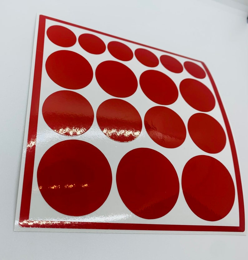 Reflective Circle Decal Sticker. Safety Sticker. - Etsy