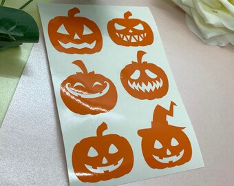 Pumpkin Vinyl Decal | Etsy