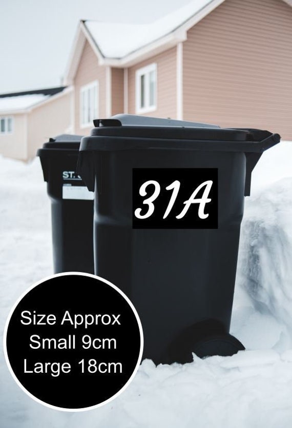 Wheelie Bin Labels Adhesive Self-Adhesive Recycling Stickers For ...