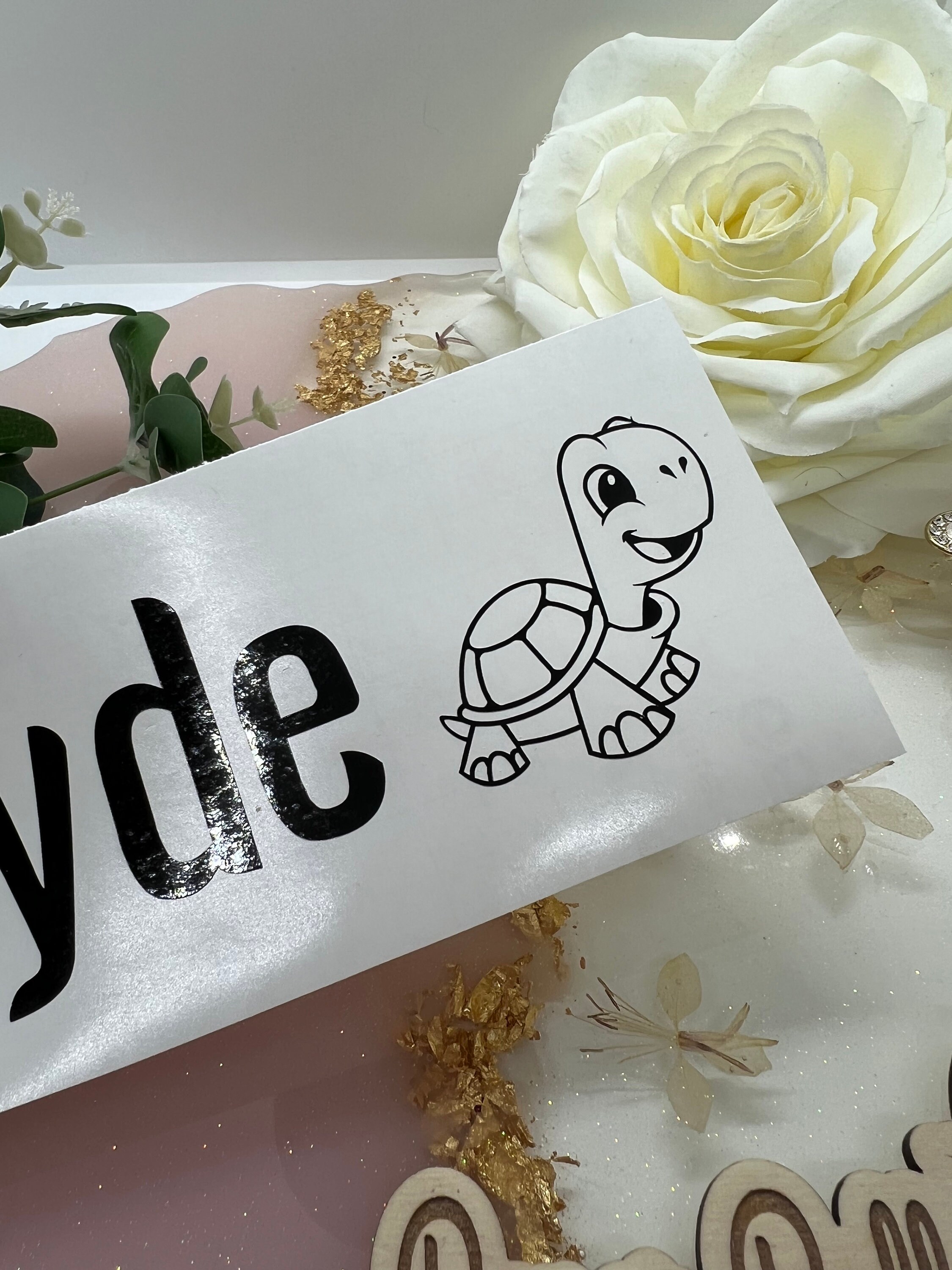 Custom Vivarium Name Sticker Label Tortoise - Etsy
